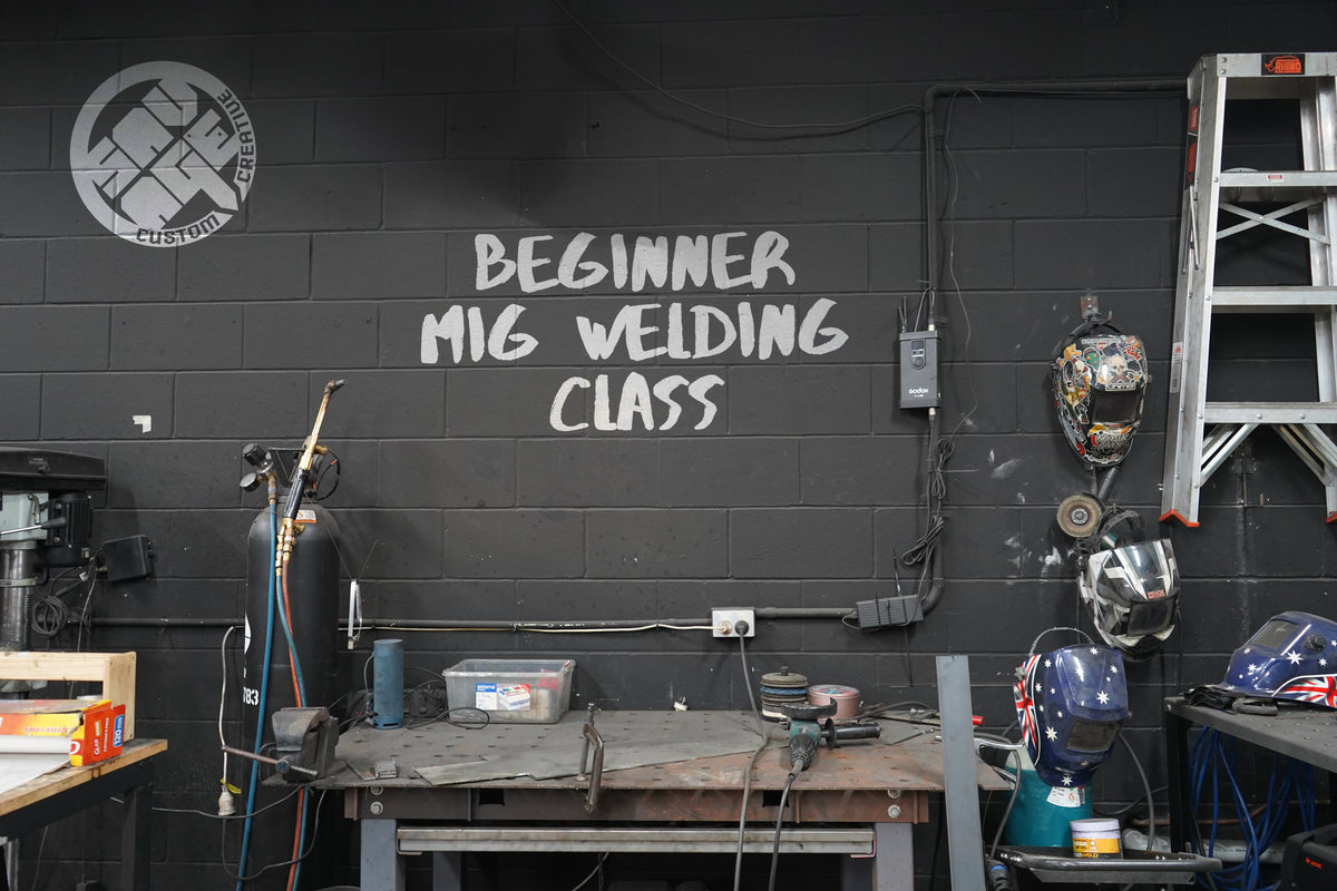 Beginner MIG Welding Class – Brisbane – Savage Custom Creative